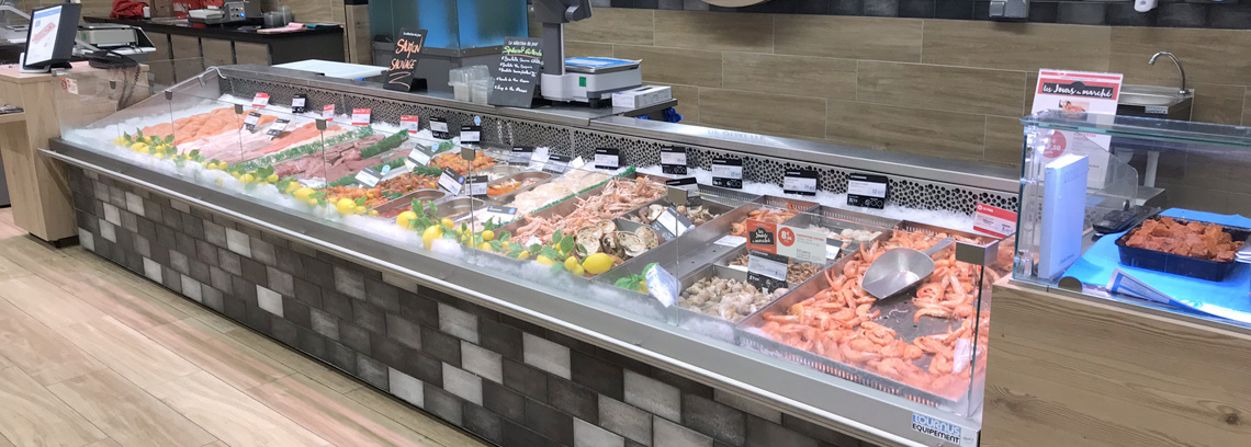 Tournus Equipement | Étal Poissonnerie en Inox
